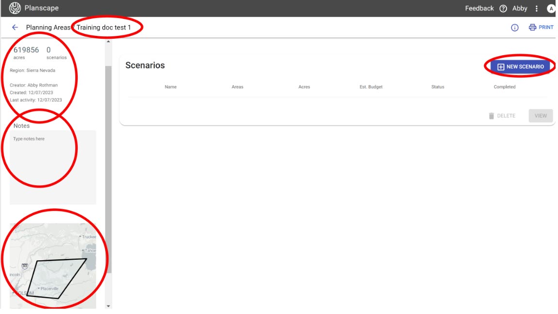 User Guide – Planscape